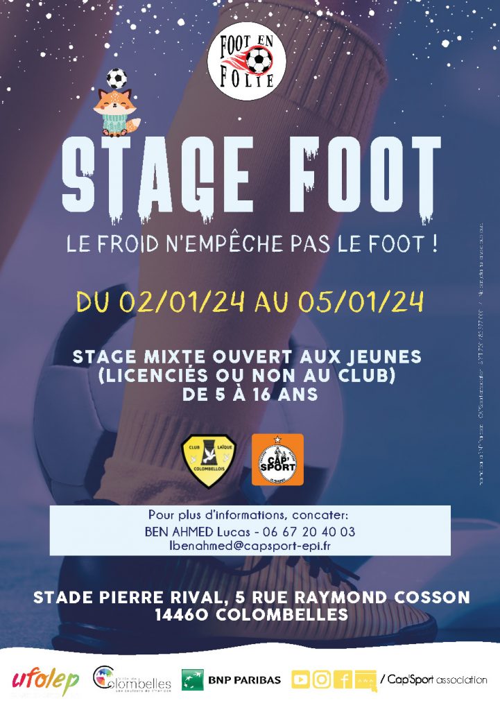 Stage de foot – Mairie de Colombelles